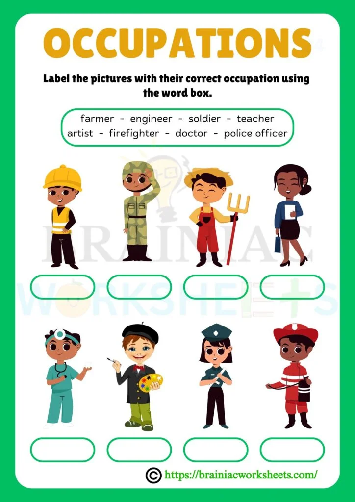 Community Helpers Worksheets 1st Grade Community Helpers Matching