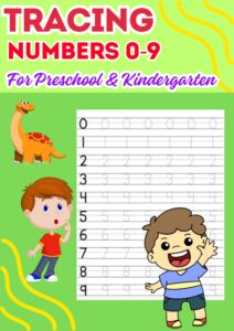 Tracing Numbers 0-9 Lkg Maths Workbook - Brainiac Worksheets