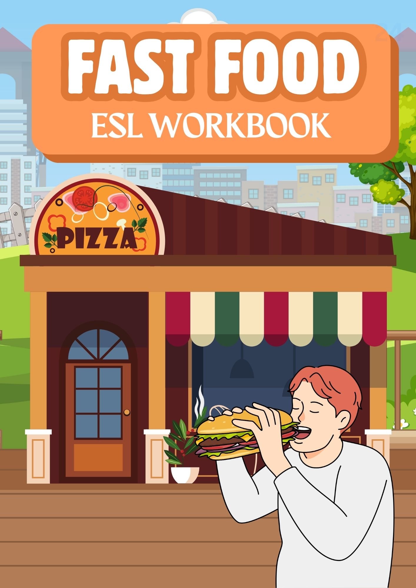 Fast Food ESL English Workbook For Class 4 - Brainiac Worksheets