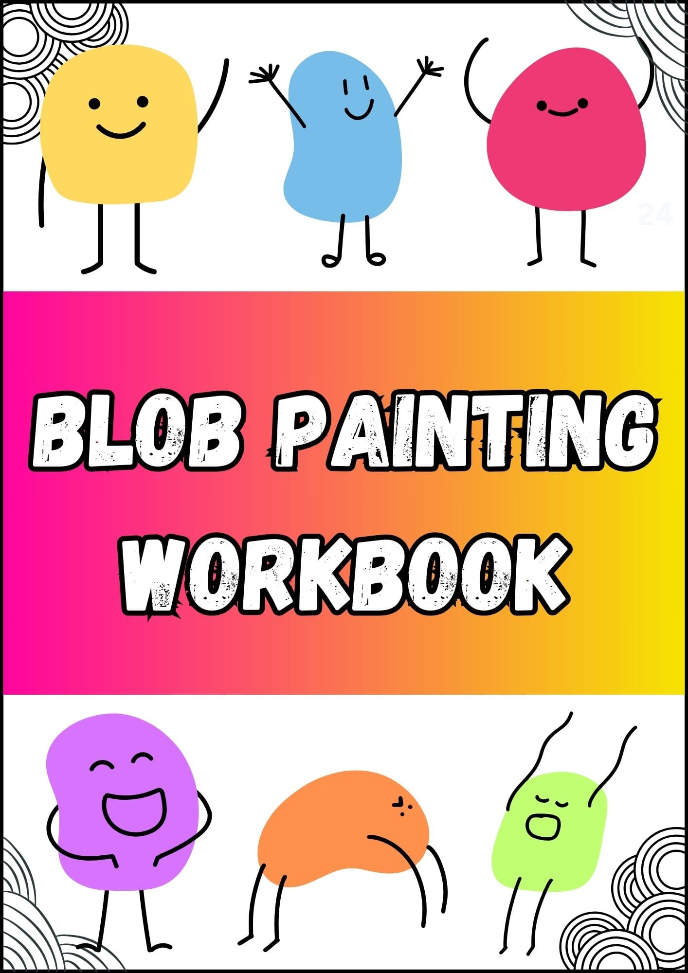 Blob Character Painting Drawing Book For Class 1 - Brainiac Worksheets