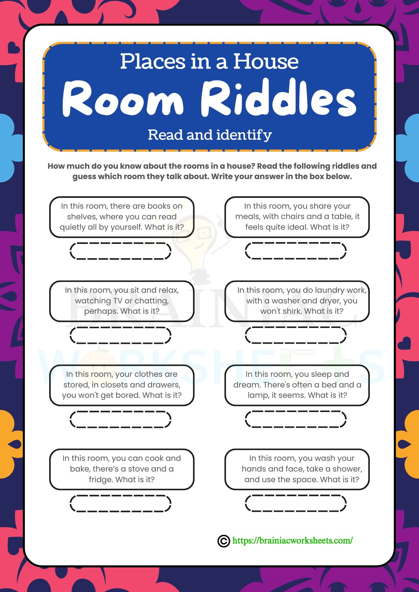 English Class Riddles